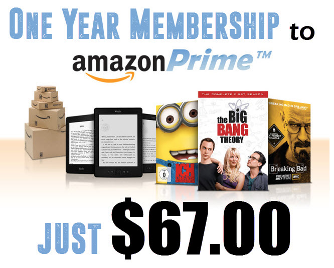 Amazon Prime Membership For 67 Today Only 